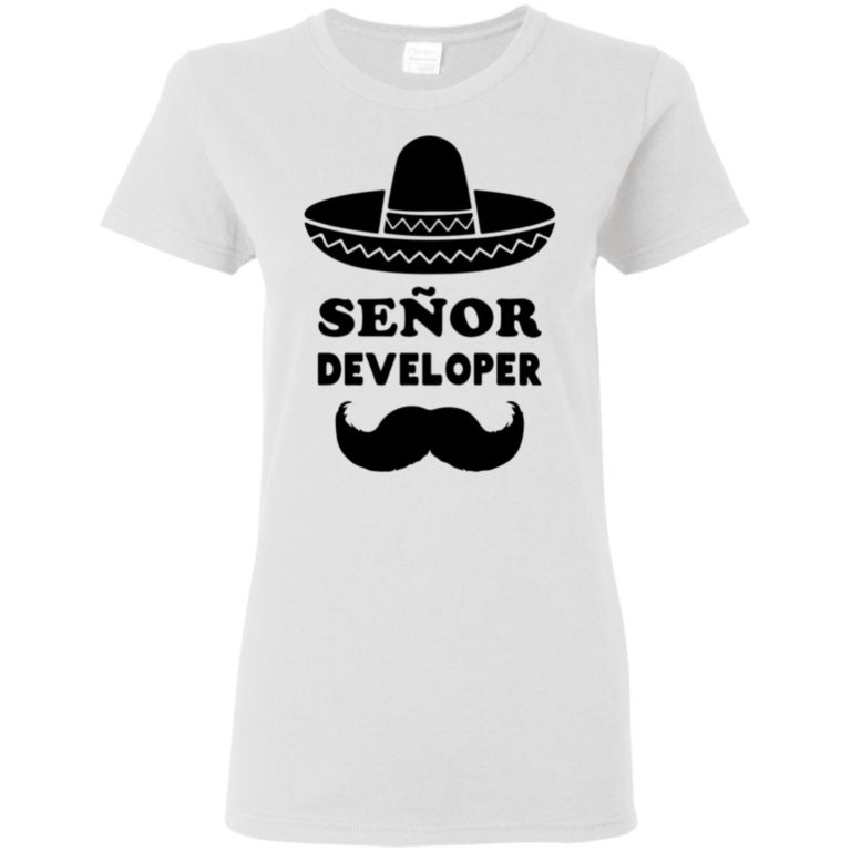 Senor Developer | Funny Programmer T-Shirt Sweatshirt Tank top long ...