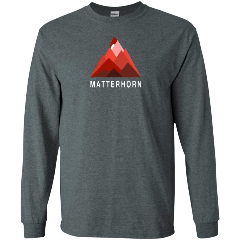 Switzerland Matterhorn Mountain Climbing Swiss Alps T-Shirt Hoodie Long ...