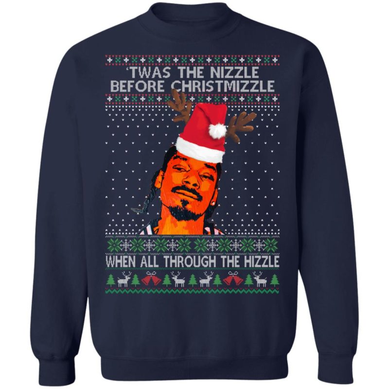 Snoop Dogg Twas the nizzle before Christmizzle when all through the ...