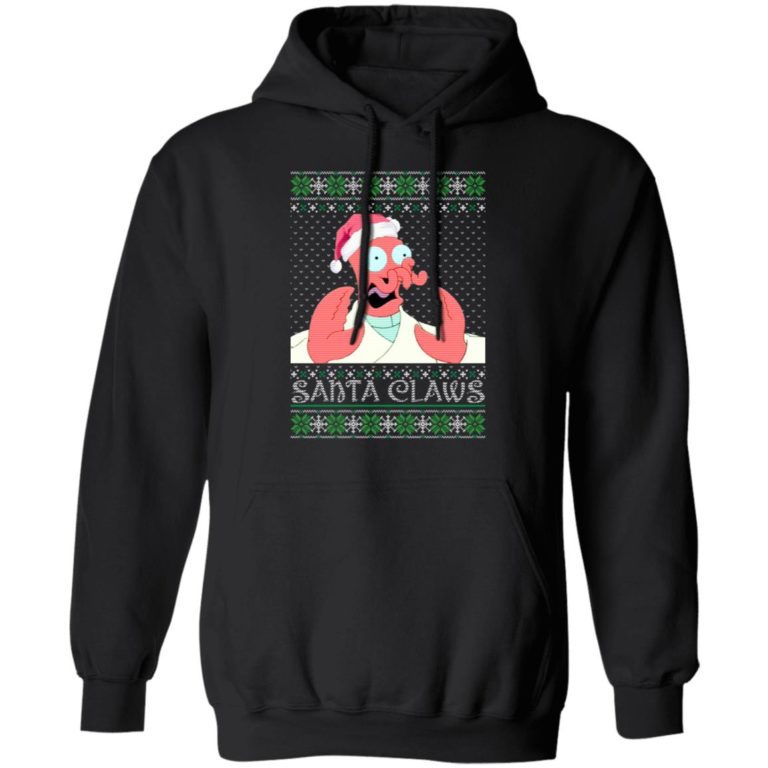 Zoidberg Santa Claws Christmas Ugly Sweatshirt Tank Hoodie - Q-Finder ...