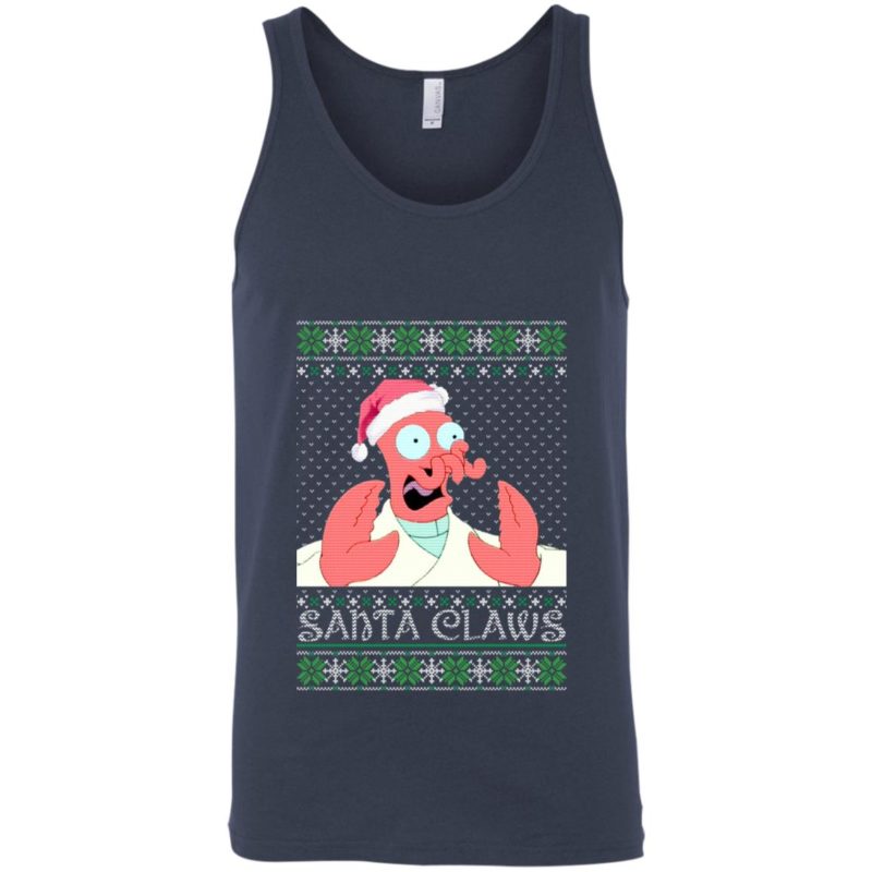 Zoidberg Santa Claws Christmas Ugly Sweatshirt Tank Hoodie - Q-Finder ...