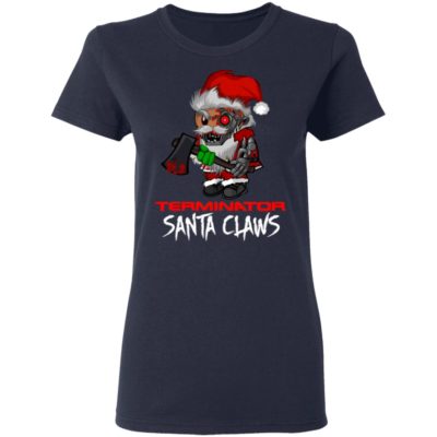 Terminator Santa Claws Christmas Sweatshirt Hoodie Ls - Q-Finder ...