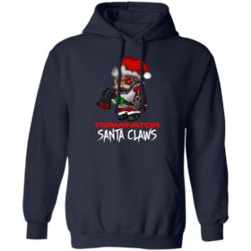 Terminator Santa Claws Christmas Sweatshirt Hoodie Ls - Q-Finder ...