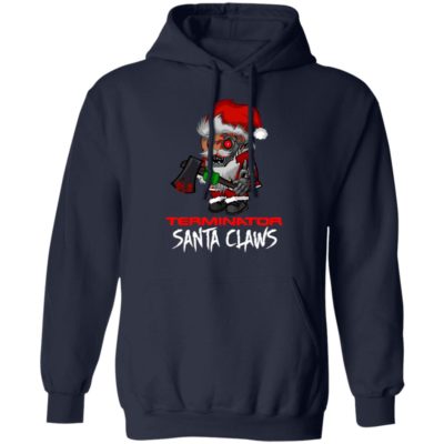 Terminator Santa Claws Christmas Sweatshirt Hoodie Ls - Q-Finder ...