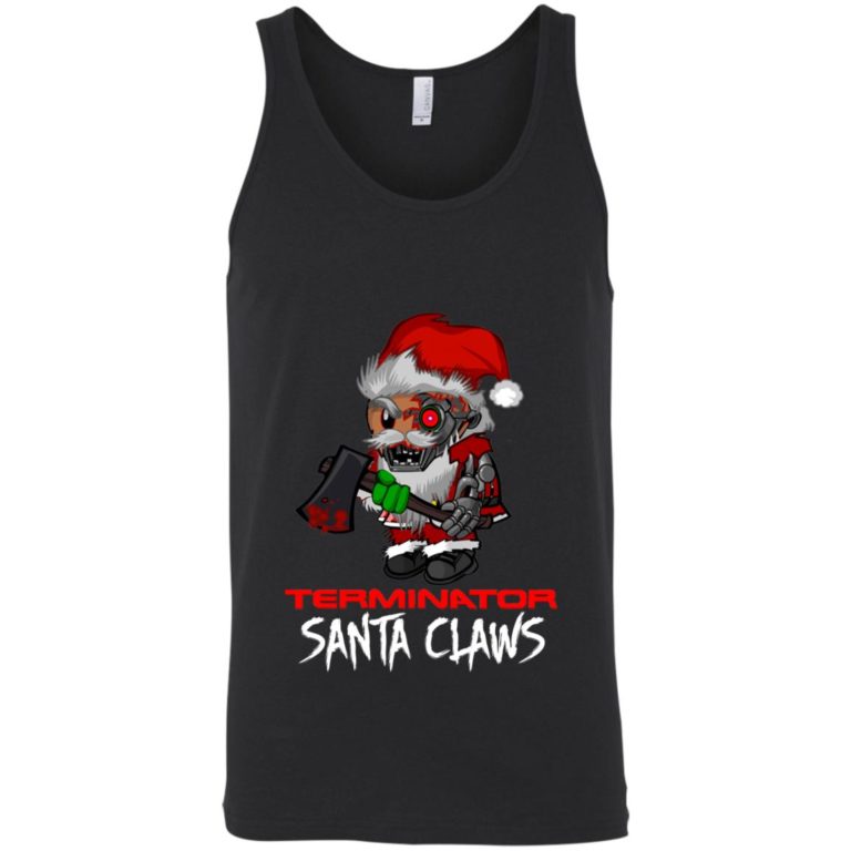 Terminator Santa Claws Christmas Sweatshirt Hoodie Ls - Q-Finder ...