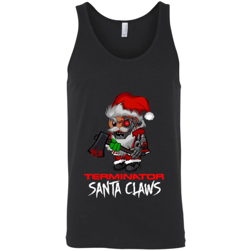 Terminator Santa Claws Christmas Sweatshirt Hoodie Ls - Q-Finder ...