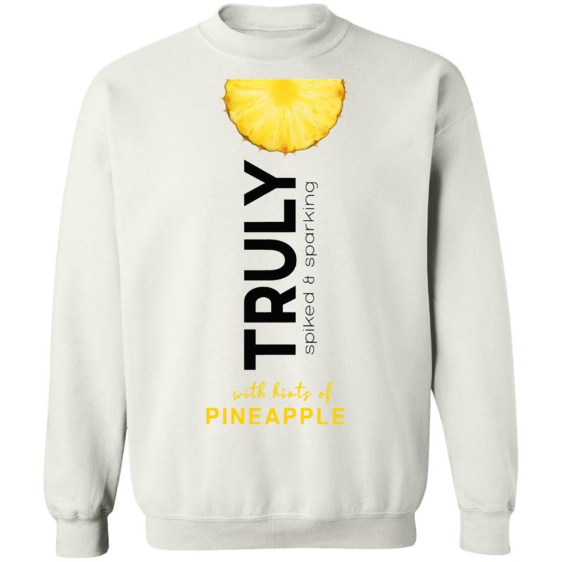 Truly Spiked Sparkling Pineapple Halloween Costume Shirt Hoodie Ls - Q ...