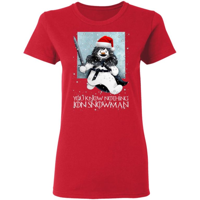 Game of Thrones Christmas You Know Nothing Jon Snowman GOT Funny ...