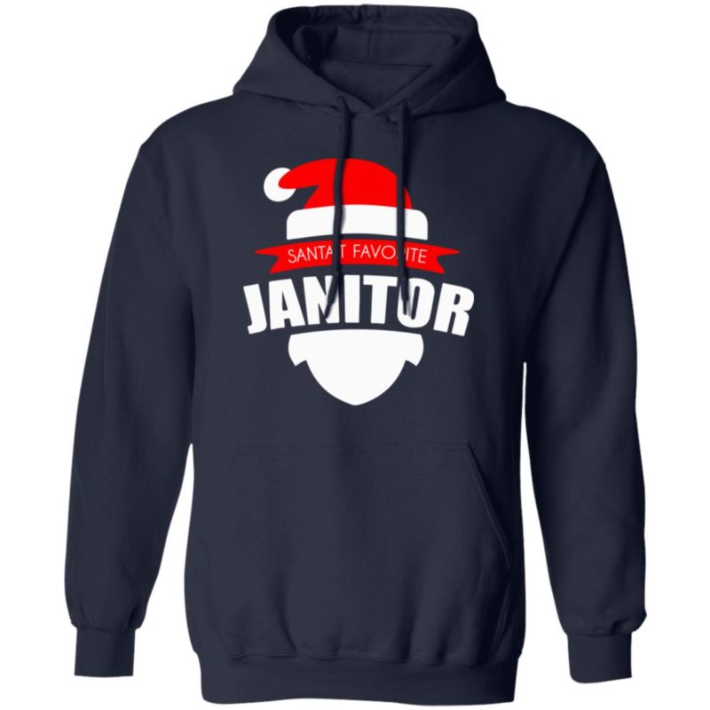 Santa’s Favorite Janitor Funny Christmas Shirt Long Sleeve - Q-Finder ...