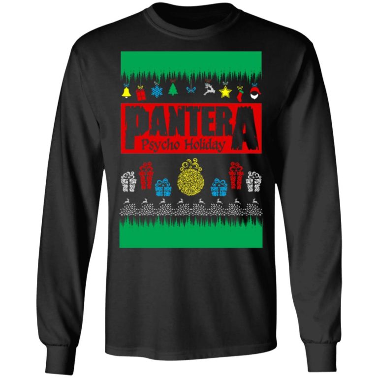 Pantera Band Ugly Christmas Sweater Hoodie Ls - Q-Finder Trending ...
