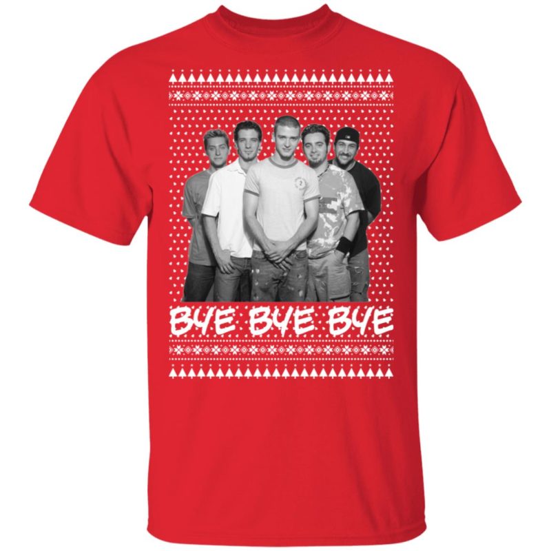 Nsync Bye Bye Bye Ugly Christmas Sweater Hoodie LS - Q-Finder Trending ...