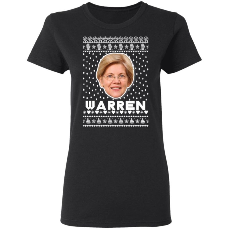 President 2020 Elizabeth Warren Face Ugly Christmas Sweater Hoodie Ls ...