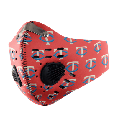 MINNESOTA TWINS FACE MASK SPORT WITH FILTERS CARBON PM 2.5 - Q-Finder ...