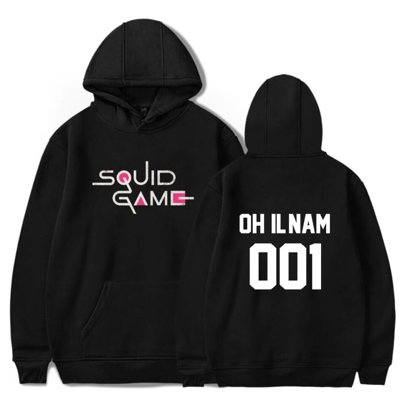 Korean Squid Game Hoodie Sweatshirt Unisex Cotton Tracksuit Cosplay ...