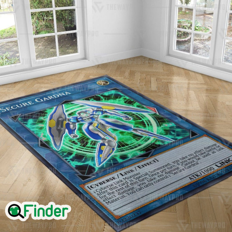 YuGiOh Secure Gardna Custom Trading Card Game Rug - Q-Finder Trending ...