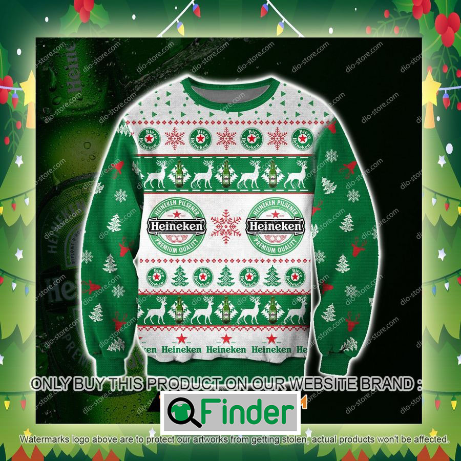 Heineken Beer Knitted Wool Sweater – LIMITED EDITION - Q-Finder ...