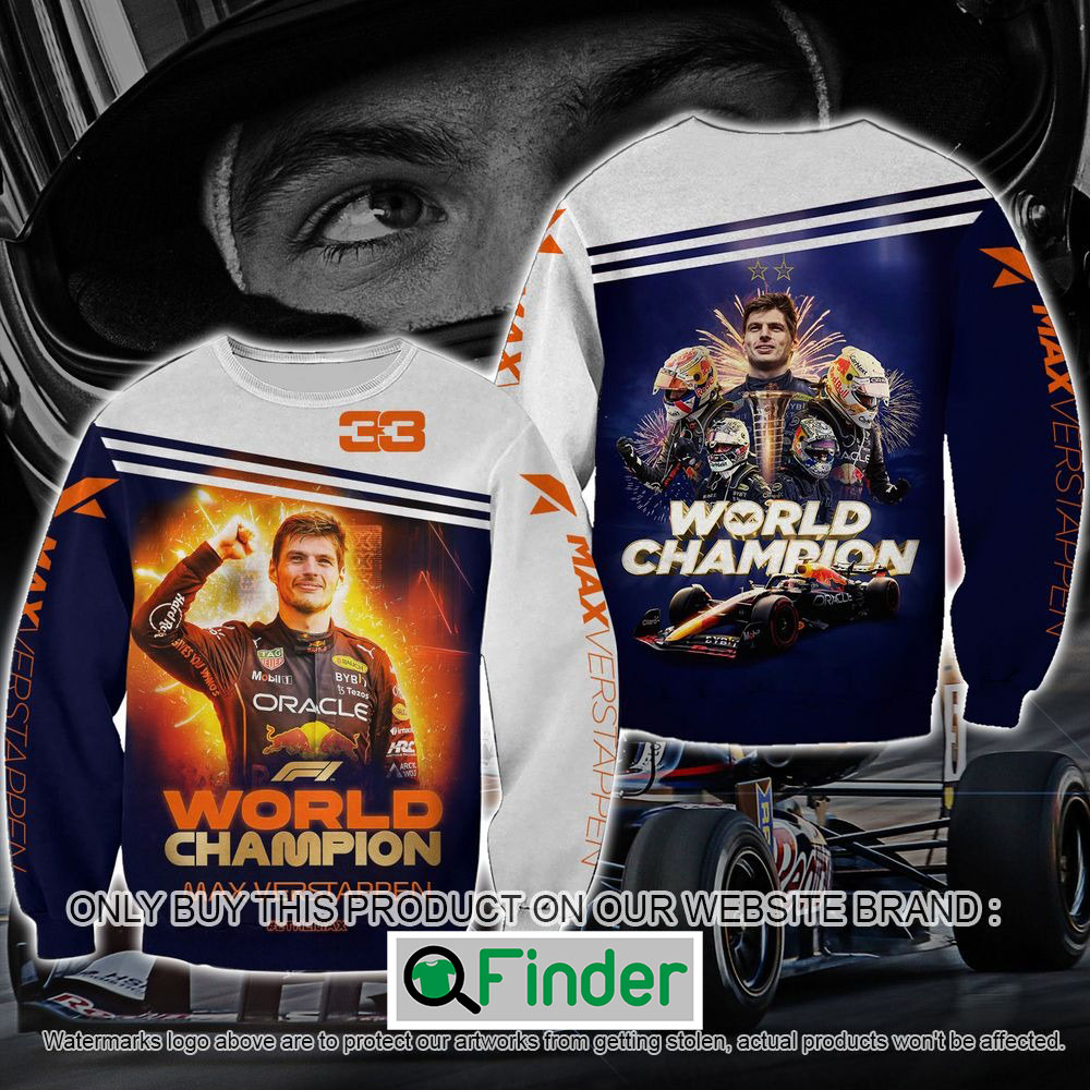 Max Verstappen 2022 Formula One World Champion Sweatshirt – LIMITED ...