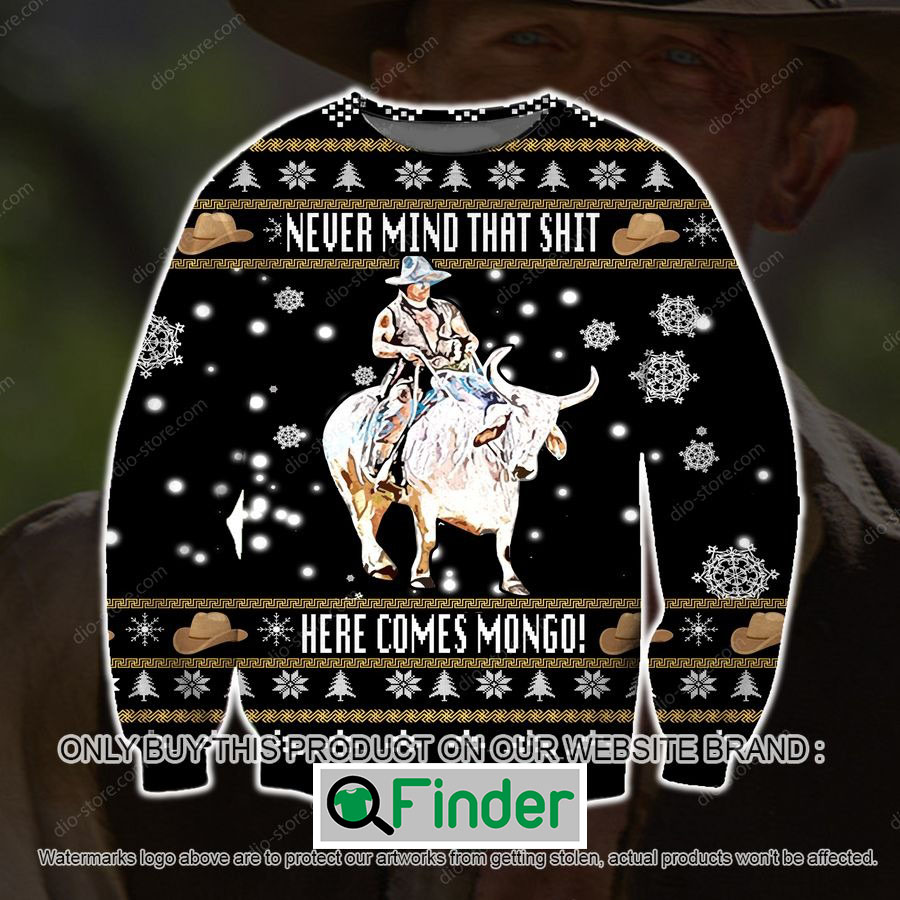 Nevermind That Shit Here Comes Mongo Knitted Wool Sweater – LIMITED ...