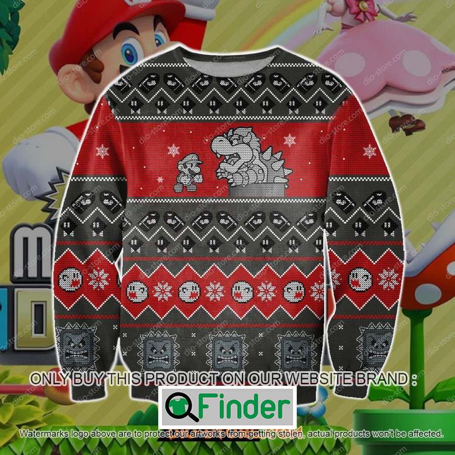 Super Mario Knitted Wool Sweater – LIMITED EDITION - Q-Finder Trending ...