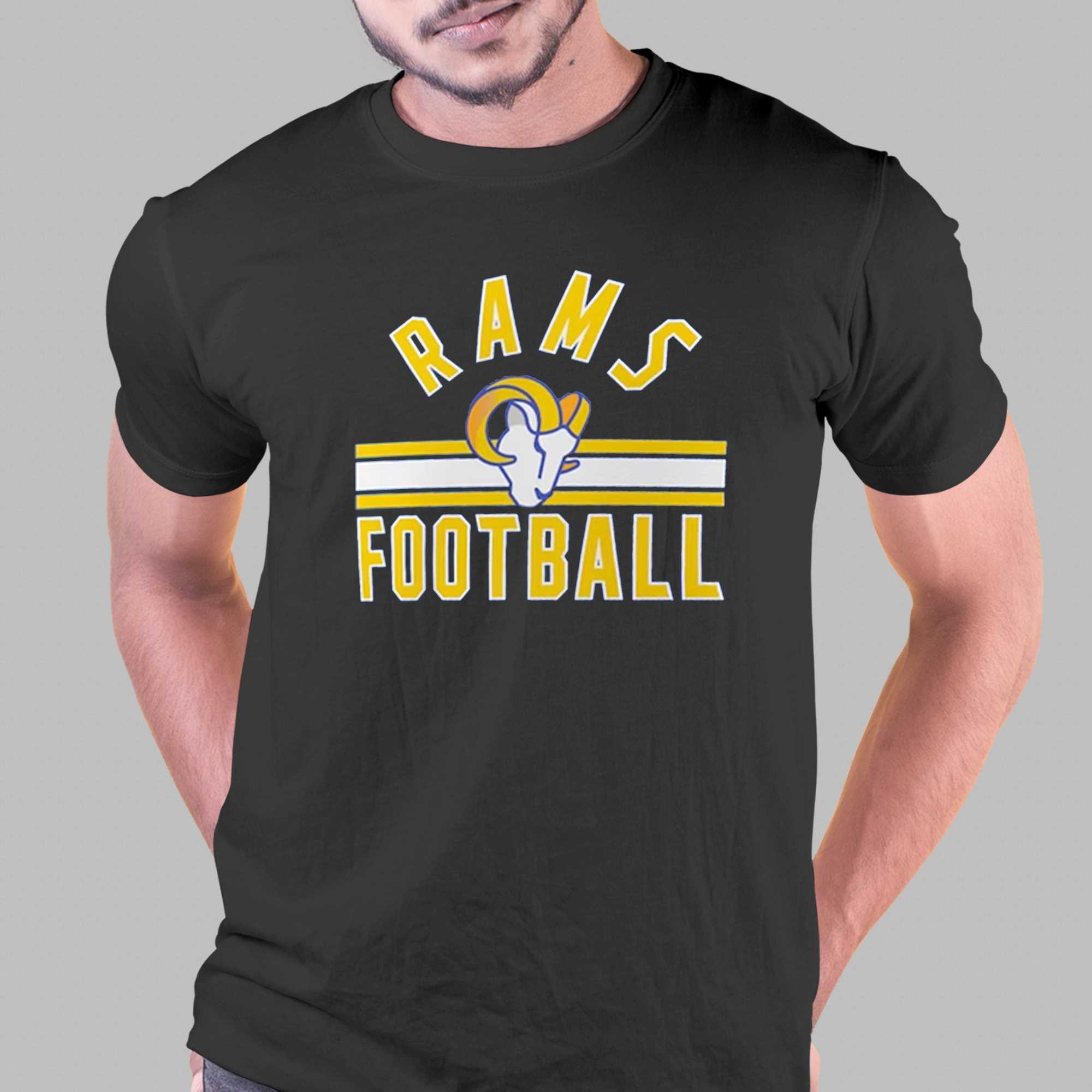 Los Angeles Rams Standard Arch Stripe T-Shirt - Q-Finder Trending ...